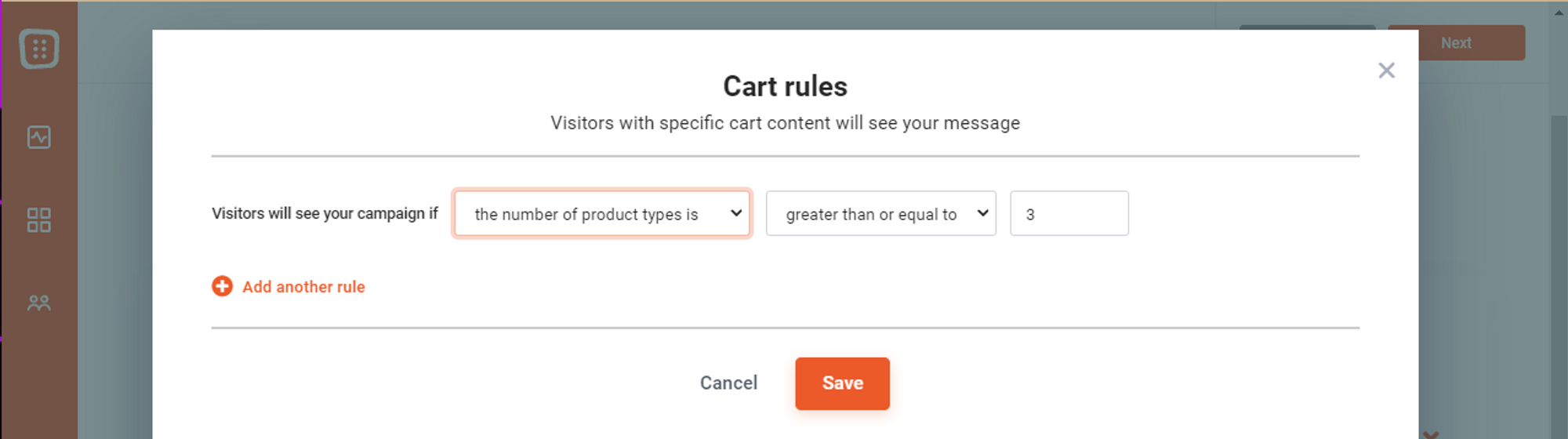 Cart rules – OptiMonk Help Center